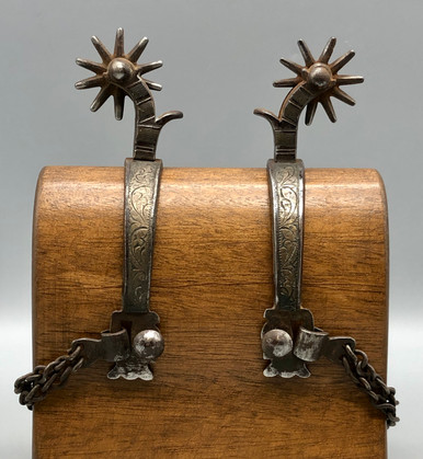 L.D. Stone Marked Spurs