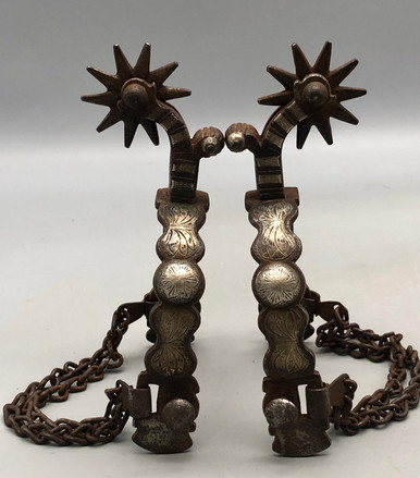 Double Signed L.D. Stone Spurs With Maker's Mark Also