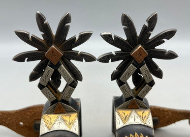 Fancy Spurs, Conchos, Buckles And Bridle Buckle By Clint Martin