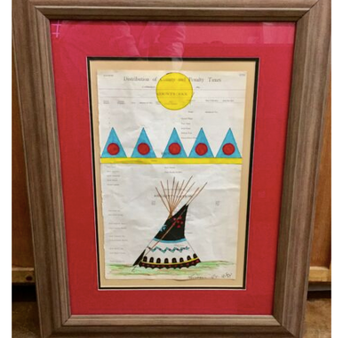 ORIGINAL LEDGER ART by Terrance Guardipee!!!