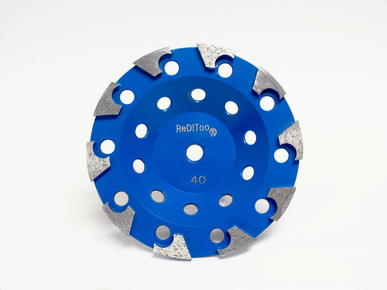 "H" Cup Blue Bond Threaded Cupwheels - Reliable Diamond Tool, Inc.