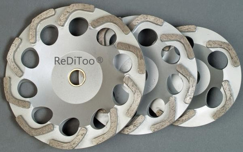 J Cup Non Threaded Cupwheels - Reliable Diamond Tool, Inc.