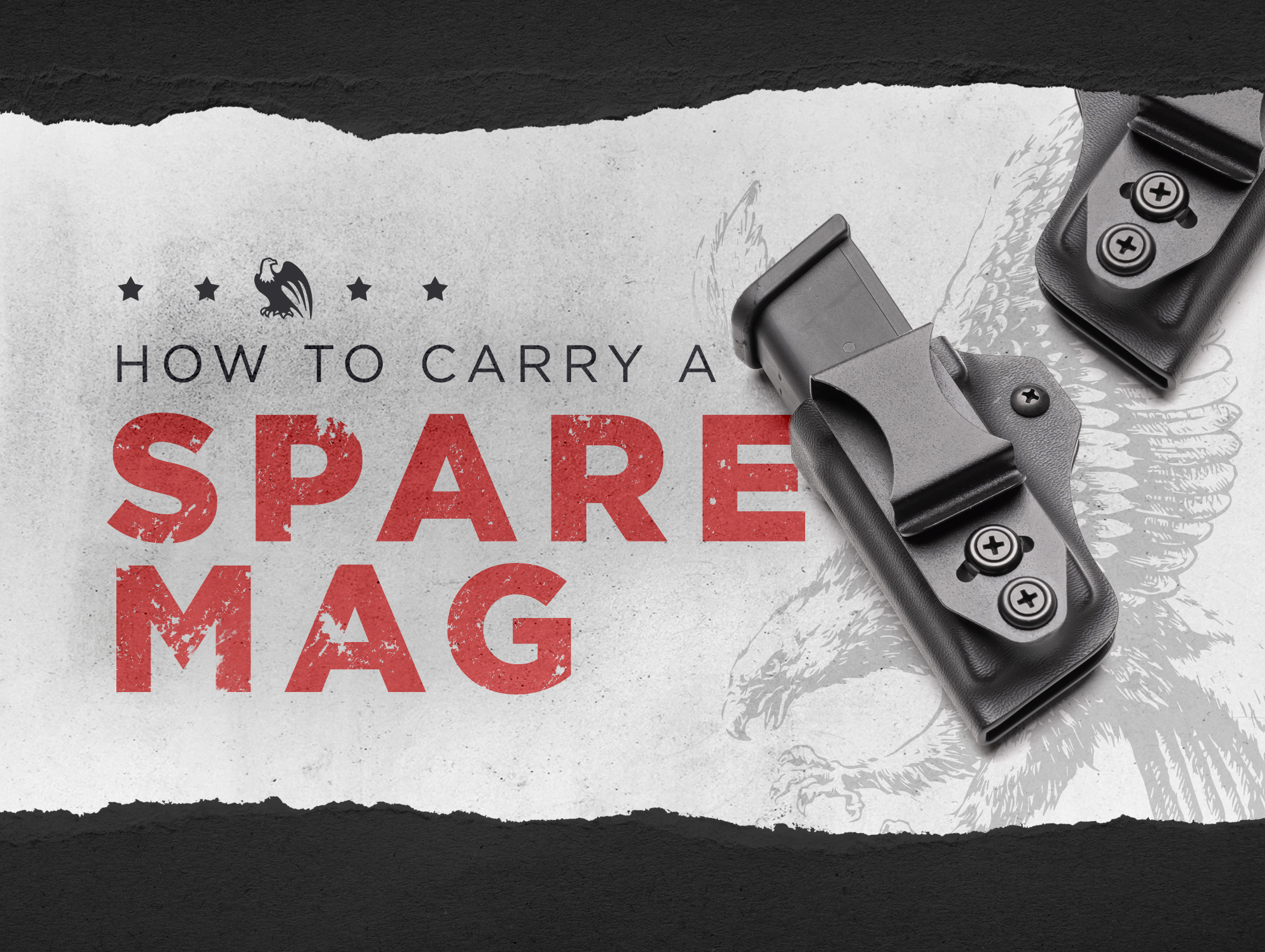How to Carry a Spare Magazine - Vedder Holsters