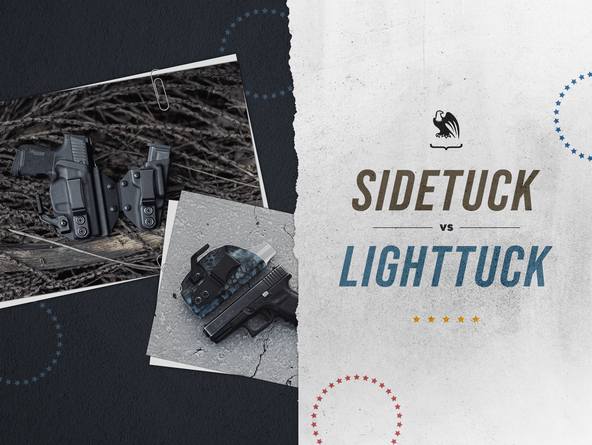 SideTuck vs LightTuck™ - Vedder Holsters