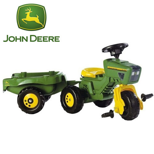 John Deere 12v Ground Force Tractor & Trailer by Peg Perego - Kids ...