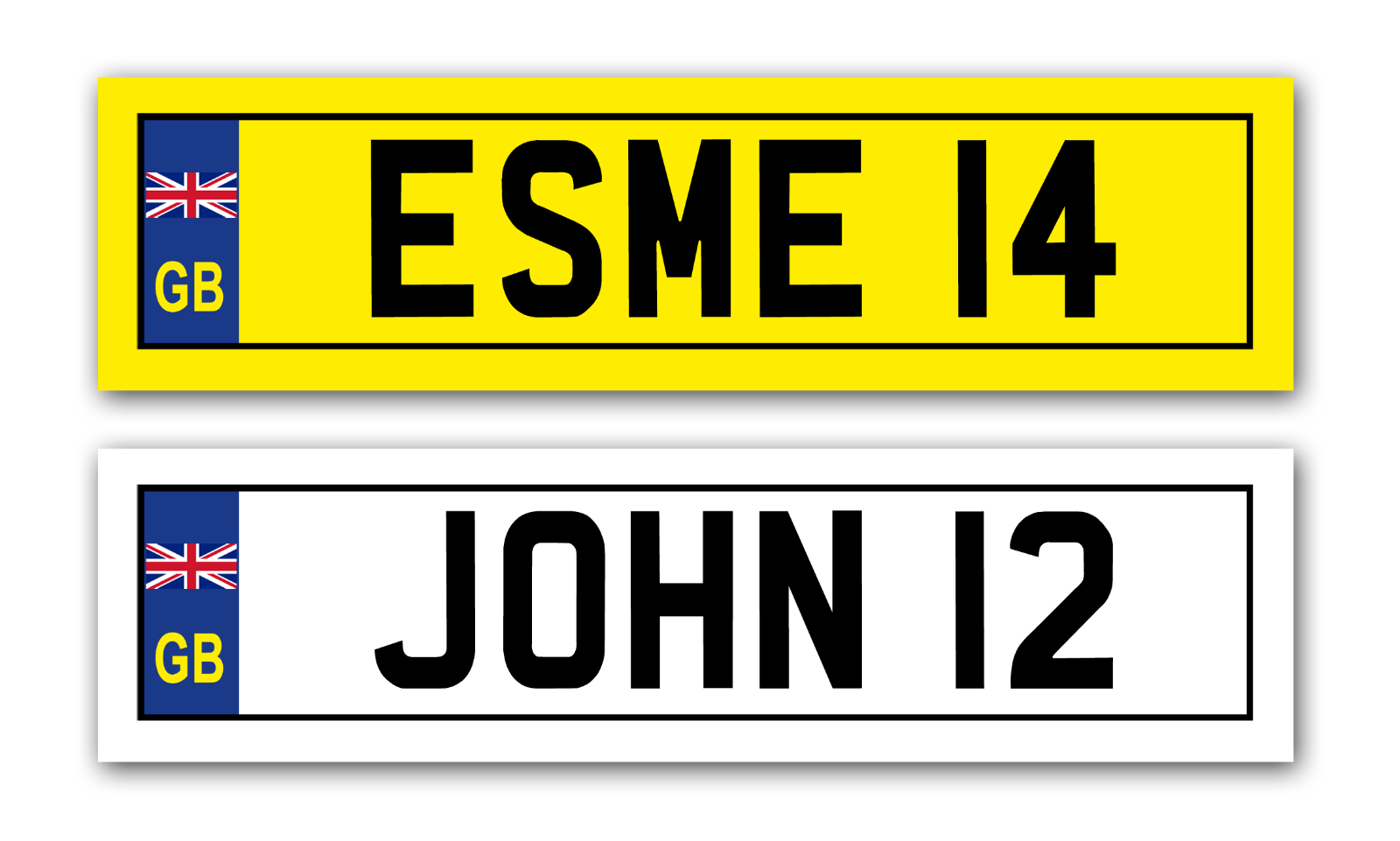 Custom Made Personalised Number Plate For Kids Electric Cars - Kids ...