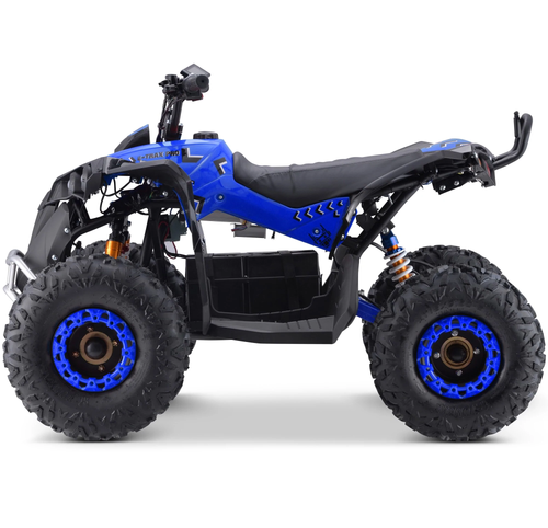 Red 60v 1200 Watt Teen-2 Adult Pro Shaft Driven Electric Quad Bike