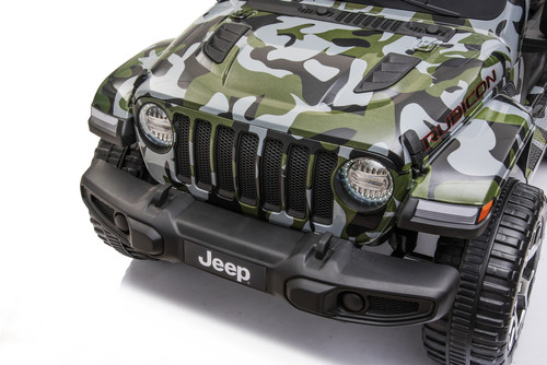 Elite 4WD Official Camo Wrangler Rubicon 12V Ride On Off-Roader - Kids ...