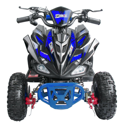 Children's Blue 36v Chain Driven Electric Quad Bike for Age 8+ - Kids ...