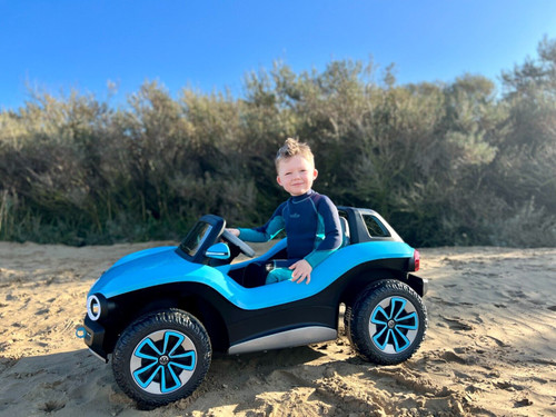Kids Official VW 12V Blue 2-Seat Sit-in Ride-on Beach Buggy - Kids ...