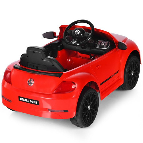 Childs Red 12v VW Dune Beetle Ride On Car with Remote Control - Kids ...
