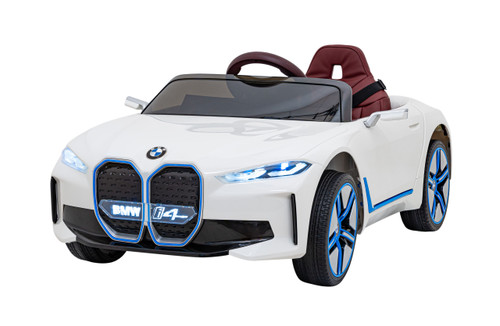 Kids Elite Spec Official White Official BMW i4 Series 12v Car - Kids ...