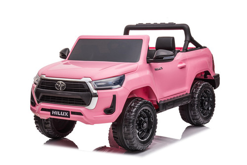 Girly Pink 12v Official Ride on Toyota Hilux Off-Roader & Remote - Kids ...