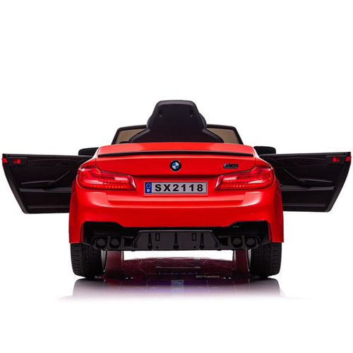 Kids 12v Official Red BMW M5 Sports Motorized Kids Ride in Car