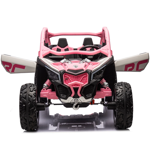 Pink 48v 2-Seat Girls XL Off-Road Ride-on Maverick RS BUGGY Car