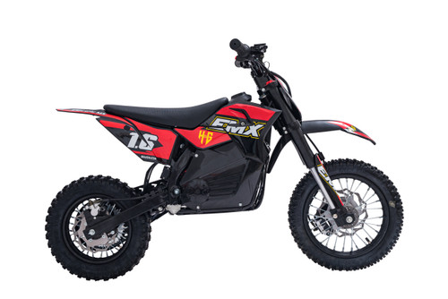 48v Red Motorized Brushless Motor Lithium Power Dirt Motorbike - Kids ...