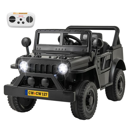Kids Black Mamba Explorer 12v Ride On Battery Powered Wagon - Kids ...