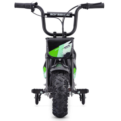 Kids Fast Green Flash 24v Off-Road Retro Ride on Monkey Bike