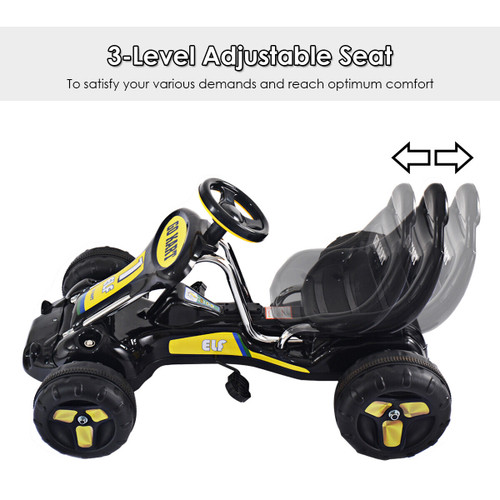 ELF Bumble Bee Pedal Power Go Kart All Terrain for Ages 3-7 - Kids ...