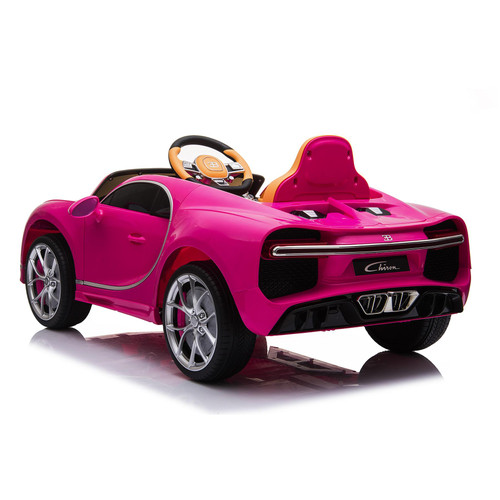 Official Pink Bugatti Chiron 12v Kids Ride On Super Car - Kids Electric ...