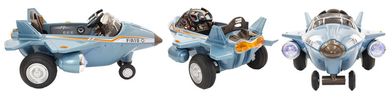 12V Kids Battery Powered Ride-in Fighter Electric Jet Plane - Kids ...