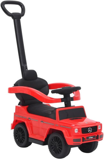 Red Toddlers Official Mercedes G-Wagon 3-1 Push Stroller Sit-in Car ...
