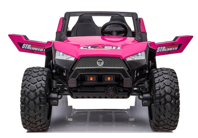 Girls Pink 24v 2-Seat All Terrain 4WD Battery Powered Vehicle - Kids ...