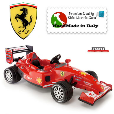 Licensed Ferrari F1 12v Ride-On Racing Car - Kids Electric Cars