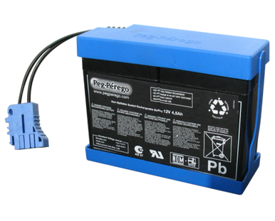 Official Peg Perego 12 Volt [12V] 4.5Ah Replacement Battery - Kids ...