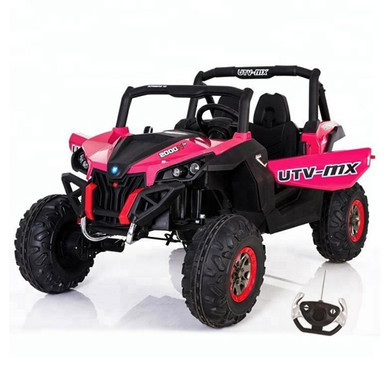 Girls Two Seater 24v Pink Large Electric Off-Road Buggy Kart - Kids ...