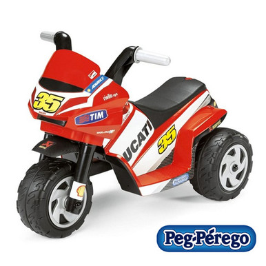 Peg Perego 6v Ducati Motorbike Kids Ride On Trike - Kids Electric Cars
