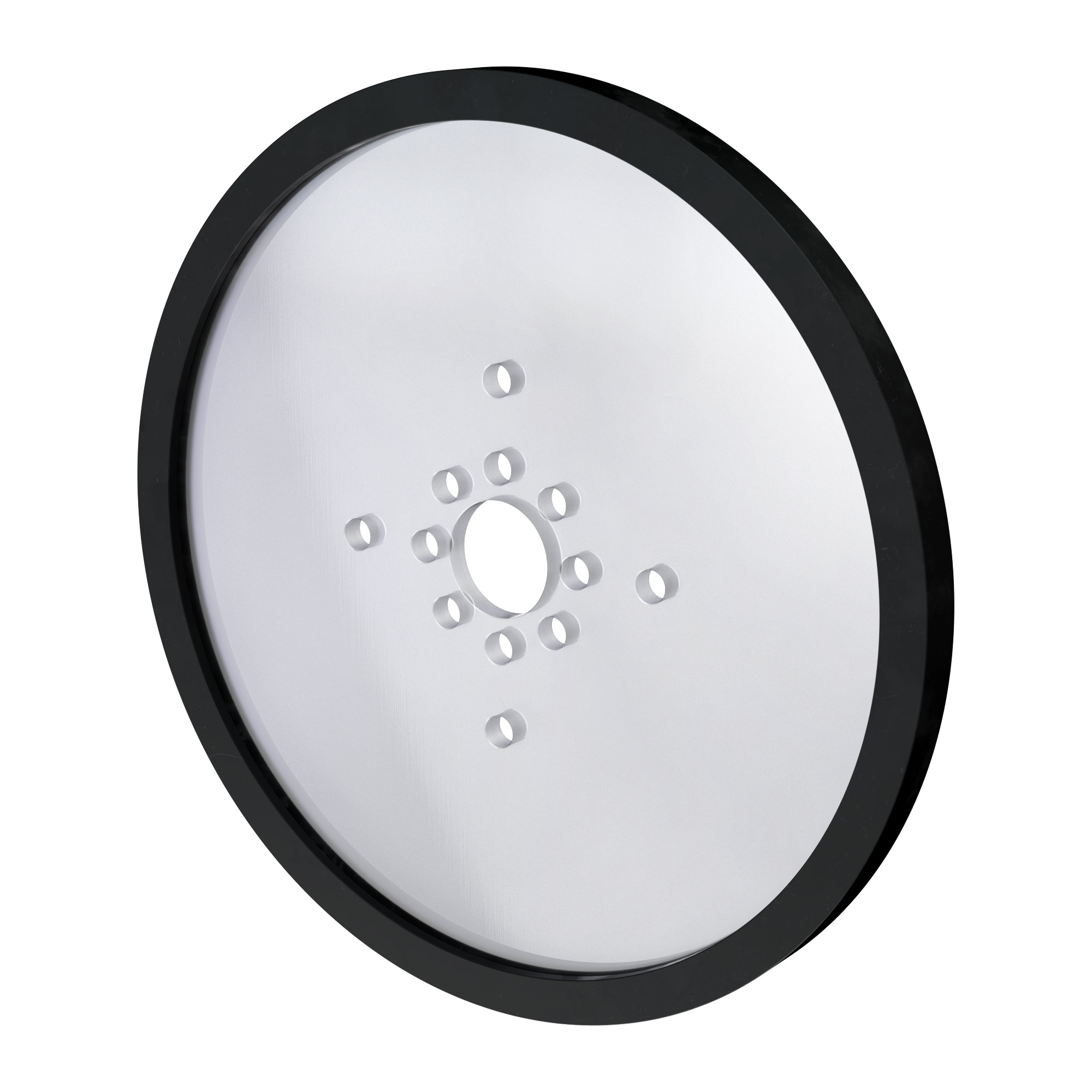 4" Clear Acrylic Disc Wheel - 2 Pack - ServoCity®