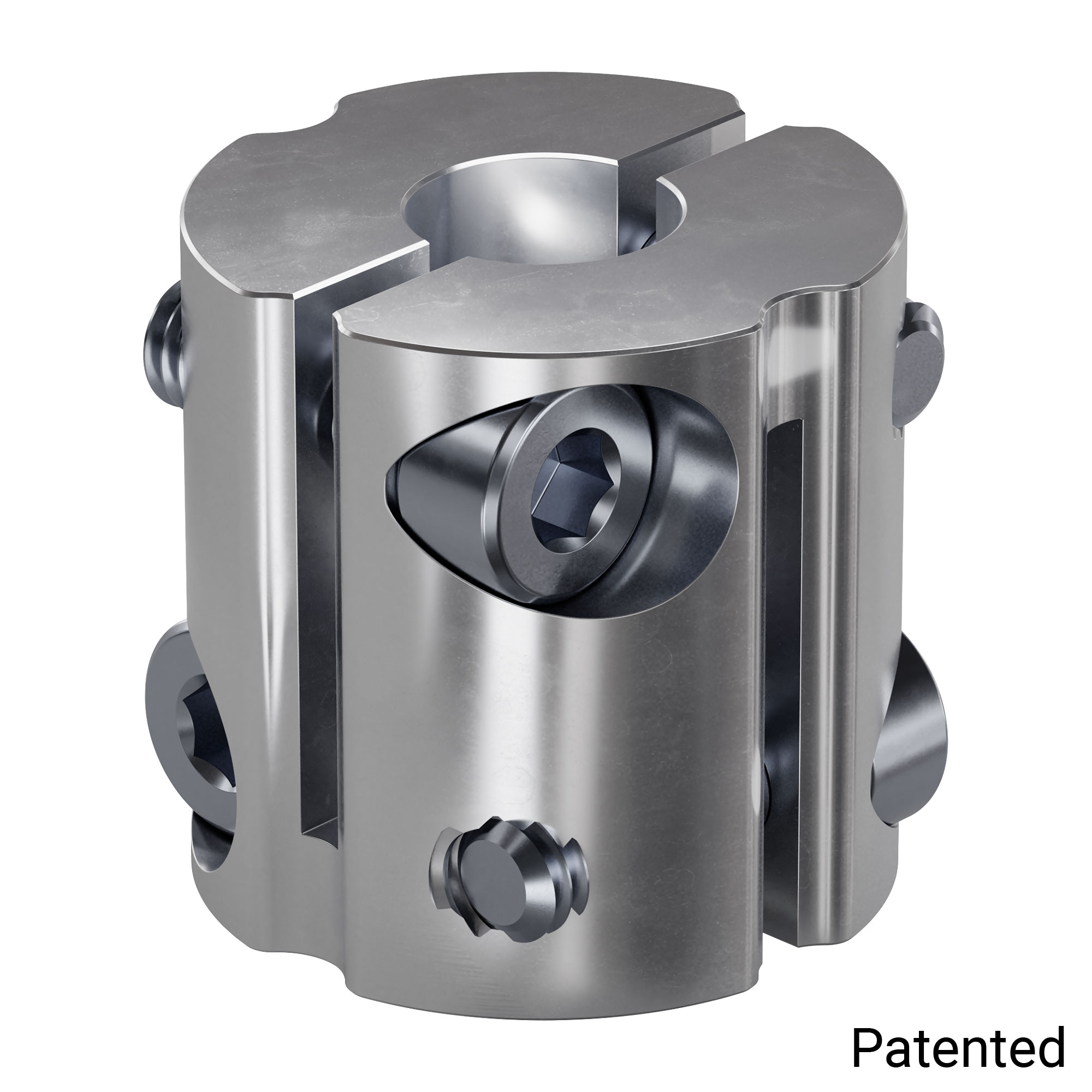 4007 Series Hyper Coupler (8mm Round Bore to 1/4" Round Bore)