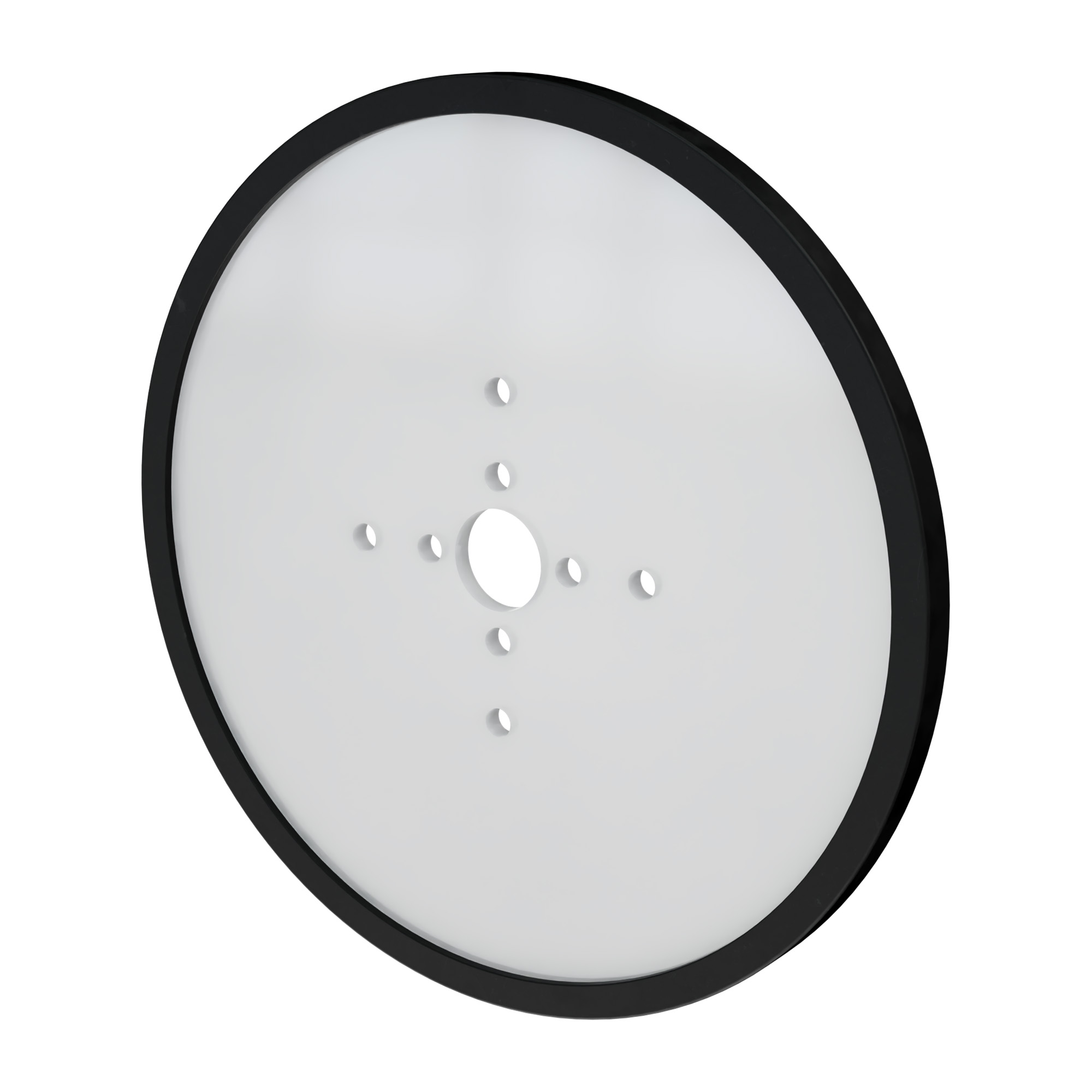 5" Acrylic Disc Wheel (White) - 2 Pack - ServoCity®