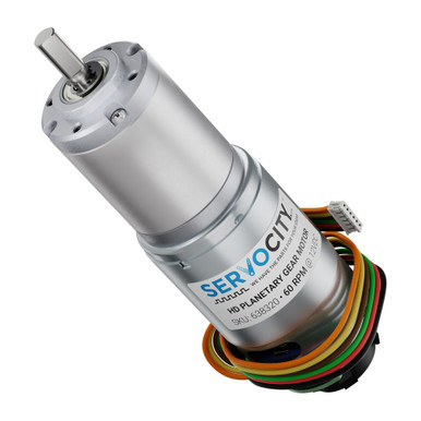 60 RPM HD Premium Planetary Gear Motor w/Encoder - ServoCity®
