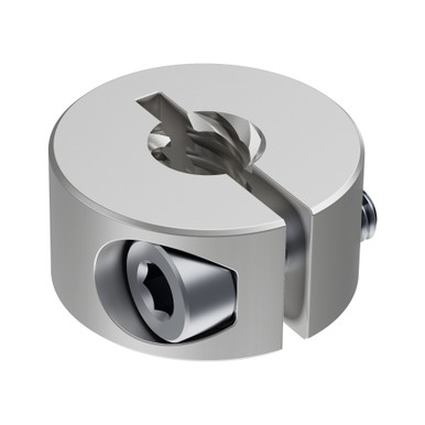 3504 Series Lead Screw Clamping Collar (6mm Lead, 6 Start, 16mm OD, 8mm ...