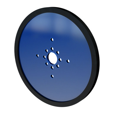 4" Blue Acrylic Disc Wheel - 2 Pack - ServoCity®