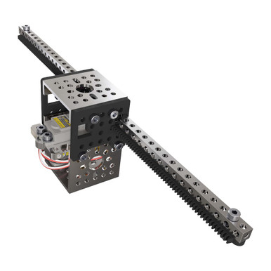 Servo-Driven Gear Rack Kit (57lb Thrust, 2.3 in/sec, Single Gear Rack)
