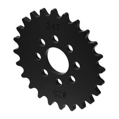 #25 Pitch Acetal Hub-Mount Sprocket (14mm Bore, 24 Tooth) - ServoCity®
