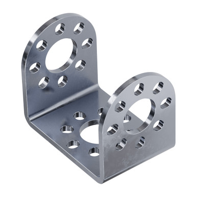 Round-End Steel U-Bracket - ServoCity®