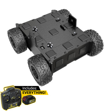 Overlander-4 All-Terrain Robot Platform (25lb Payload, 3.8mph)