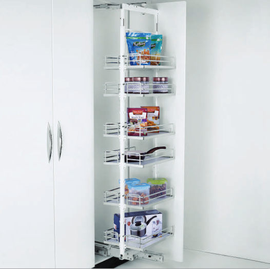 Modular Kitchen - Revolving Tall Unit Soft Close - Premium (White)