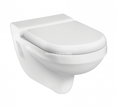 Hindware CRYSTAL 20047 P-Trap Starwhite Wall Mounted Closet