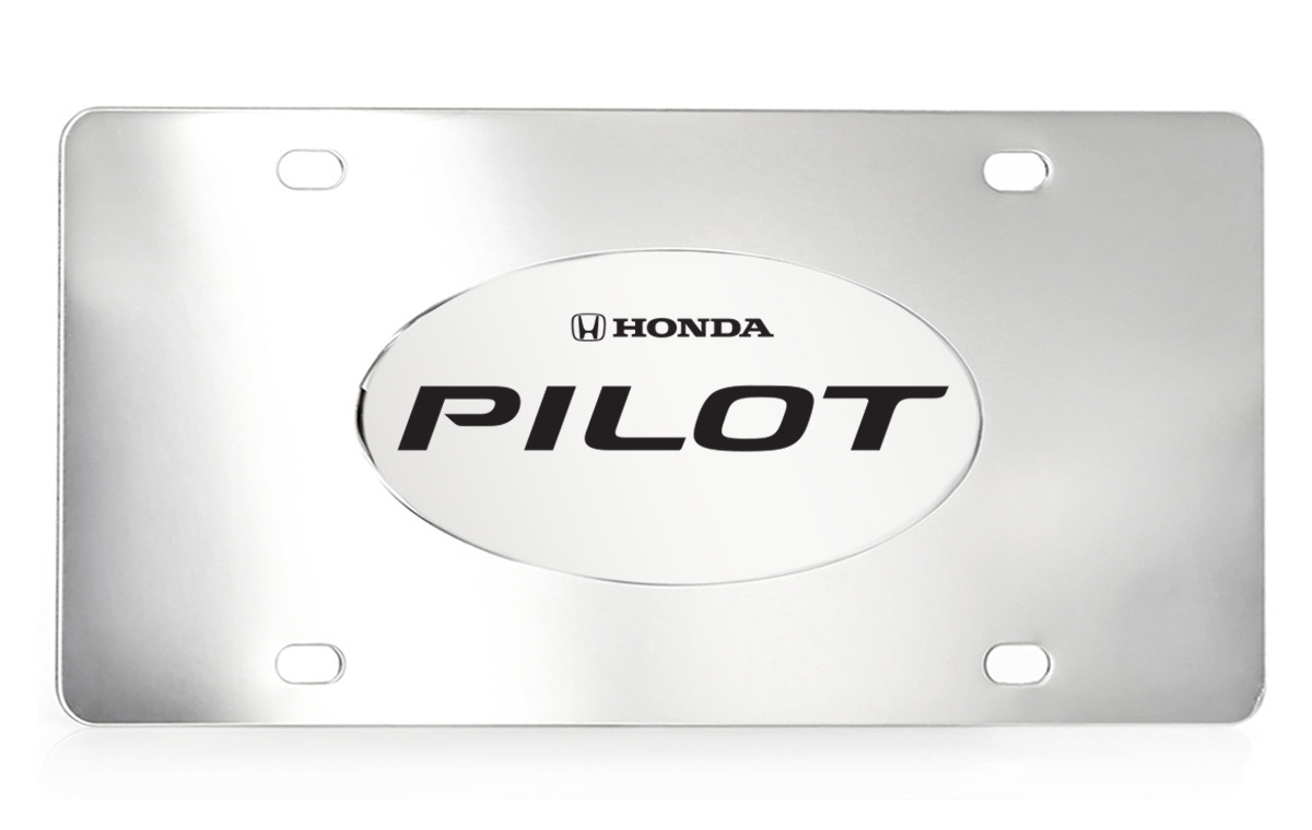 Honda Pilot Chrome Plated Solid Brass Emblem Attached To a Stainless ...