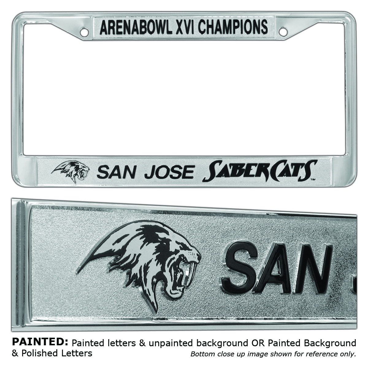 Painted Zinc Diecast License Plate Frames - License Frame Inc