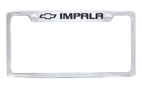 Chevrolet Impala with Logo Top Engraved Chrome Plated Brass License ...