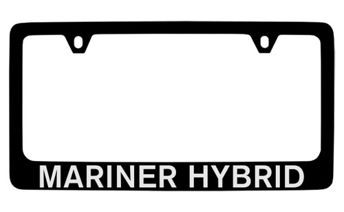 Mercury Mariner Hybrid Black Coated Zinc License Plate Frame
