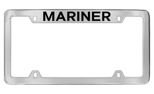 Mercury Mariner Top Engraved Chrome Plated Solid Brass License Plate ...