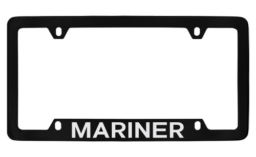 Mercury Mariner Bottom Engraved Black Coated Zinc License Plate Frame ...