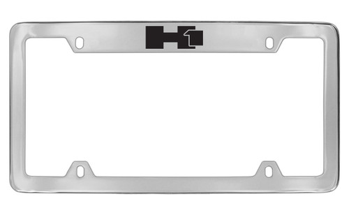Hummer H1 Logo Only Top Engraved Chrome Plated Solid Brass License ...
